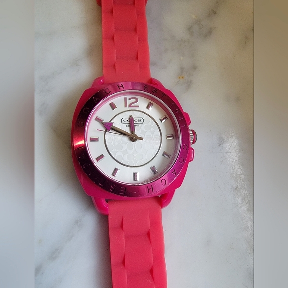 Coach | Accessories | Coach Pink Watch | Poshmark